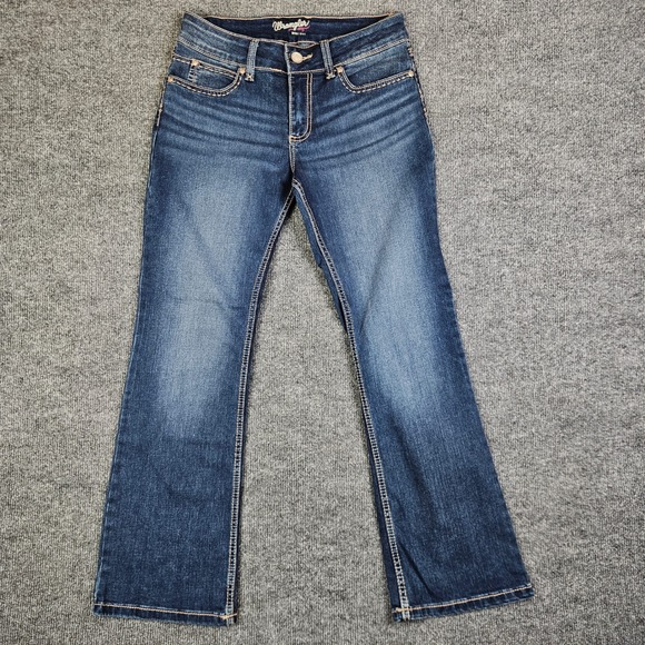 Wrangler | Jeans | Wrangler Boot Cut Jeans Womens Juniors 78 Dark Wash ...